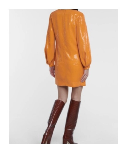Halpern Sequined Minidress