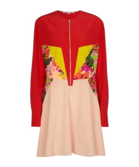 Stella McCartney Printed Silk Minidress