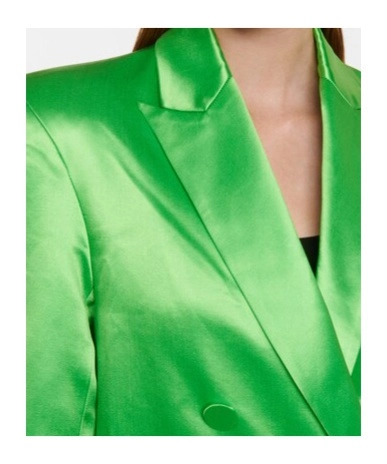 Alex Perry Carlton Cotton And Silk Satin Blazer