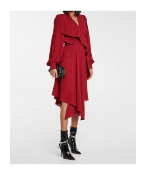 Alexandre Vauthier Checked Wrap Dress
