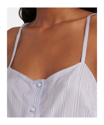 FRAME Lace-trimmed Striped Silk Camisole - White