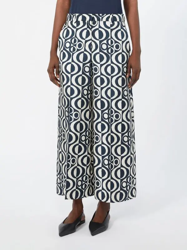 Max Mara Patterned Casual Pants