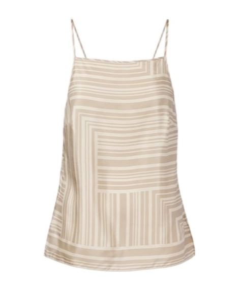 JOSEPH Printed Silk Top