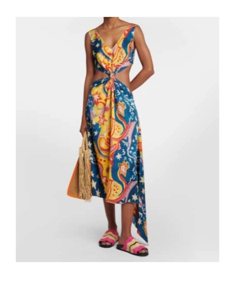 Marni Printed Midi Dress
