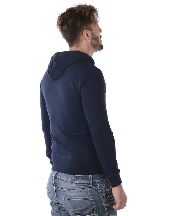 Emporio Armani Zip-up Hooded Long-sleeve Sweater