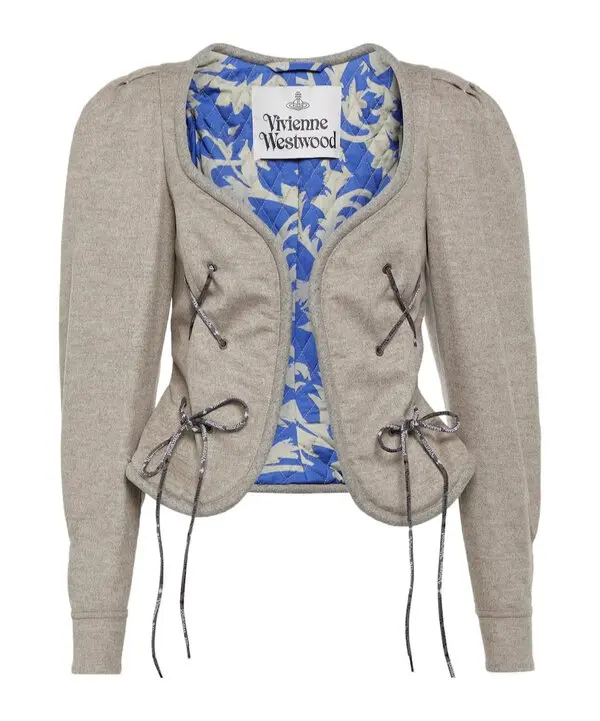 VIVIENNE WESTWOOD Gexi Spencer Wool-blend Jacket