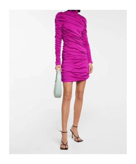 Stella McCartney Ruched Mini Dress - Pink