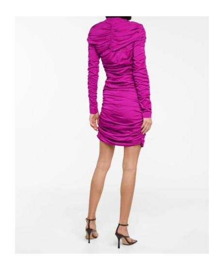 Stella McCartney Ruched Mini Dress - Pink