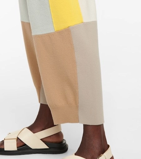 Stella McCartney Wool High-rise Straight Pants