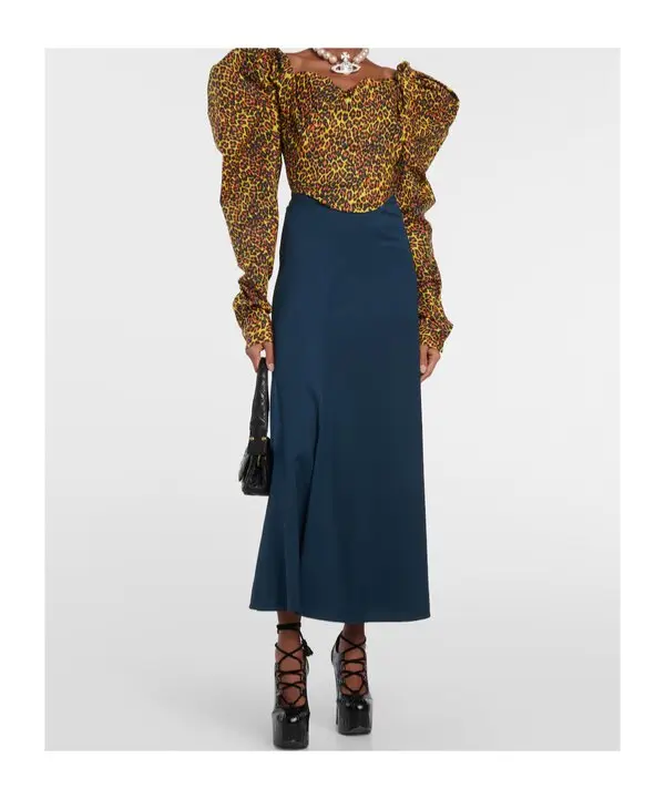 VIVIENNE WESTWOOD Sunday Leopard-print Corset Top