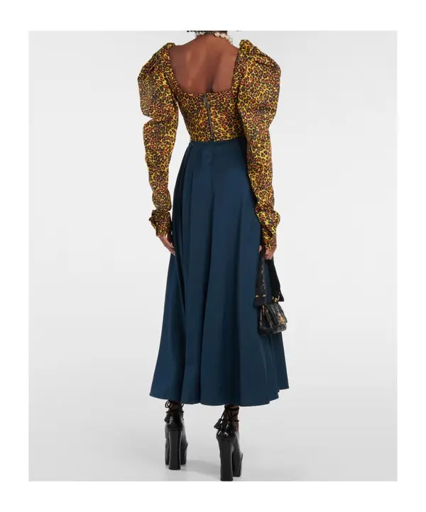 VIVIENNE WESTWOOD Sunday Leopard-print Corset Top