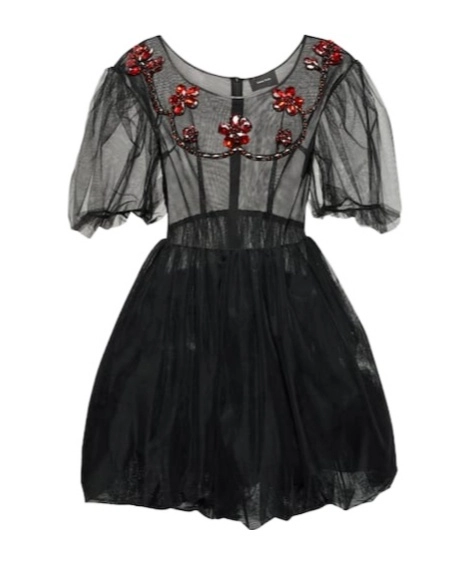Simone Rocha Embellished Tulle Minidress