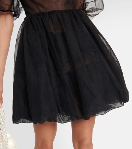 Simone Rocha Embellished Tulle Minidress
