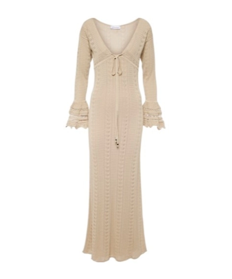 Blumarine Crochet Maxi Dress