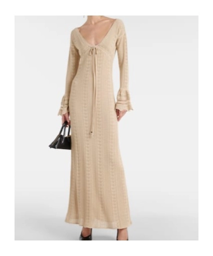 Blumarine Crochet Maxi Dress