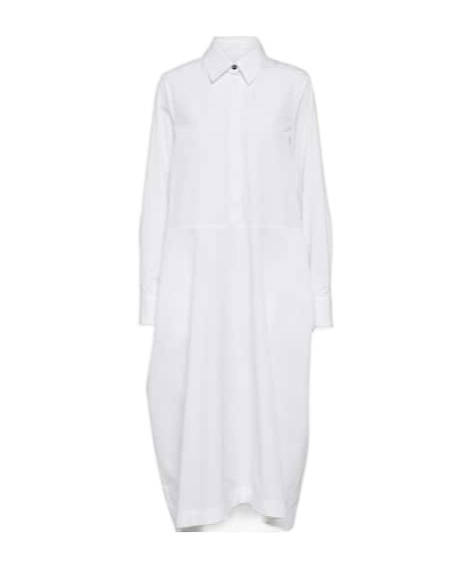 JIL SANDER Cotton Poplin Shirt Dress