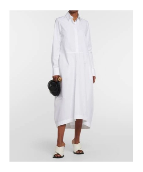 JIL SANDER Cotton Poplin Shirt Dress