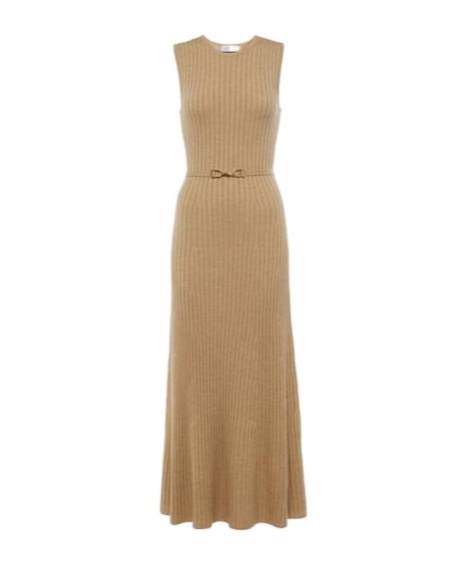 Gabriela Hearst Wool And Cashmere Midi Dress - Green