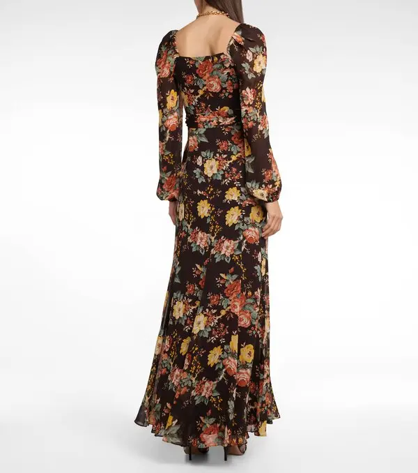 Veronica Beard Long Sleeve Printed Dress