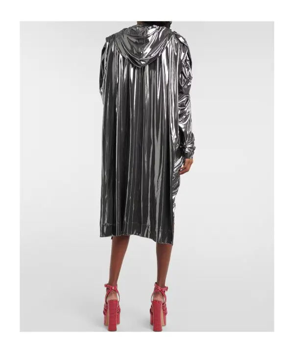 VIVIENNE WESTWOOD Draped Lamé Midi Dress