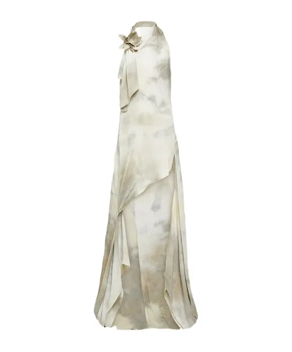 Coperni Floral Asymmetric Dress Skirt