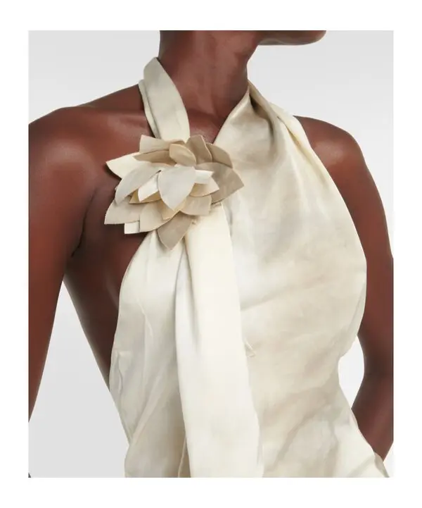 Coperni Floral Asymmetric Dress Skirt