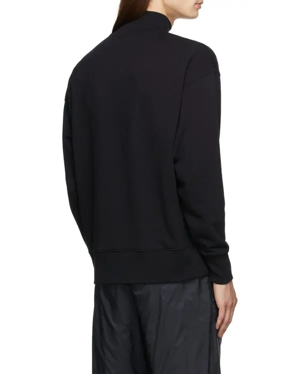 MSGM Logo Printed High Neck Sweatshirt