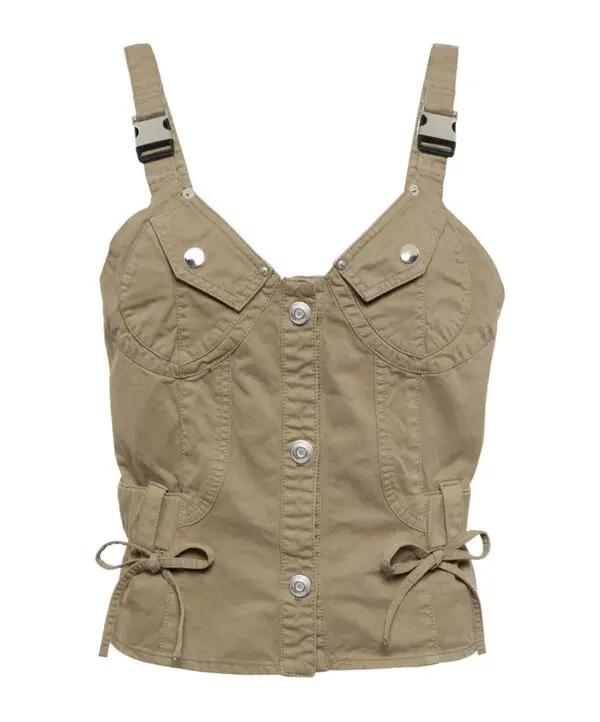 Coperni Bowknot Detail Strap - Brown
