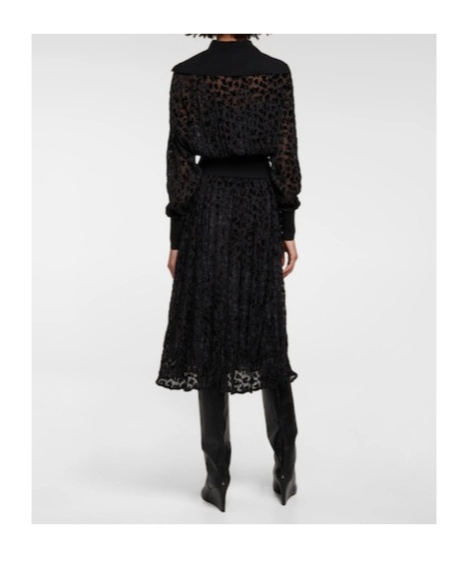 Tory Burch Velvet Devoré Midi Dress