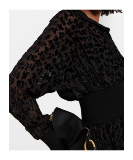 Tory Burch Velvet Devoré Midi Dress