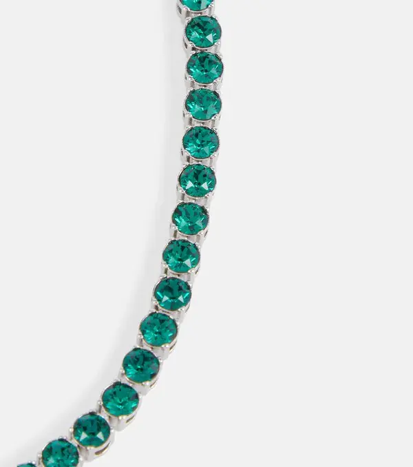 Amina Muaddi Crystal Necklace