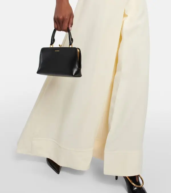 JIL SANDER Knotted Cutout Crêpe Gown