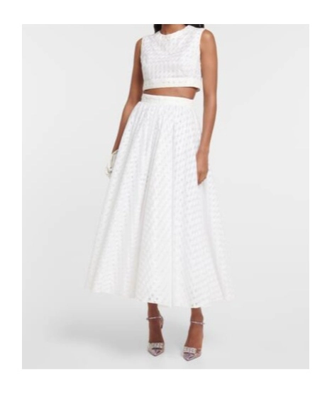 Giambattista Valli Knot-knitted Midi Skirt