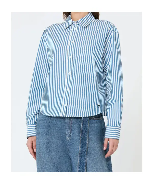 Max Mara Striped Cotton Shirt