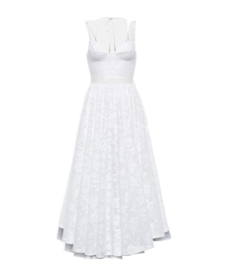 Erdem Bridal Rea Lace Fit And Flare Midi Dress