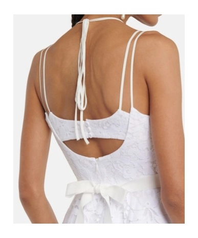 Erdem Bridal Rea Lace Fit And Flare Midi Dress