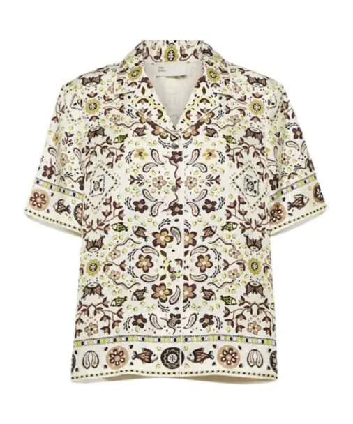 Tory Burch Printed Silk Shirt