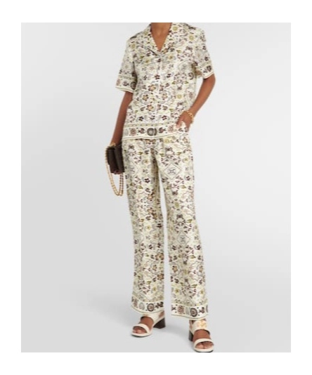 Tory Burch Printed Silk Shirt