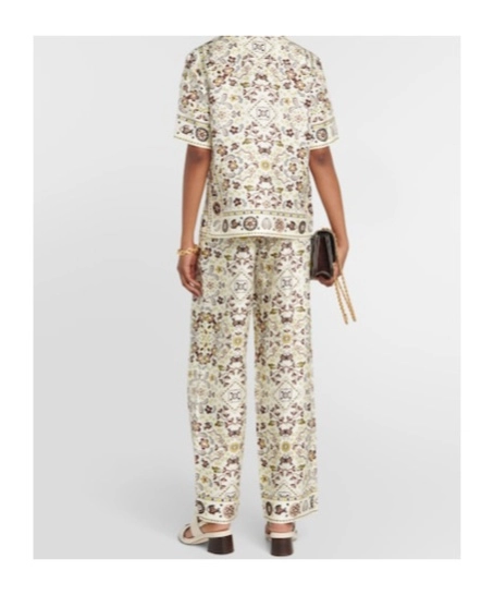 Tory Burch Printed Silk Shirt
