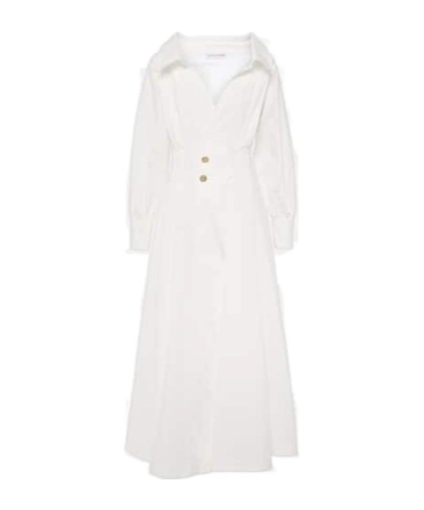 Altuzarra Isabela Cotton-blend Midi Dress