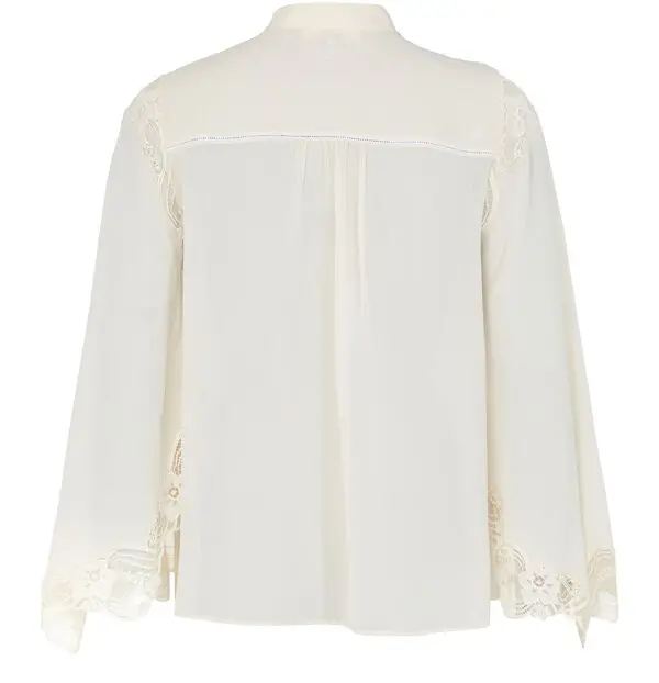 Chloé High-necked Long-sleeved Shirt