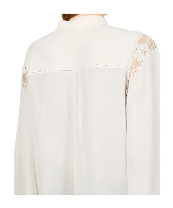 Chloé High-necked Long-sleeved Shirt