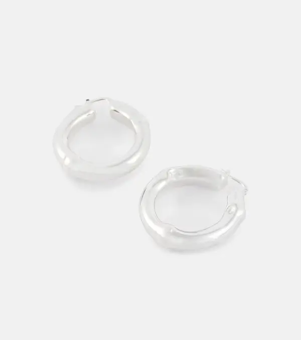 JIL SANDER Bamboo Hoop Earrings