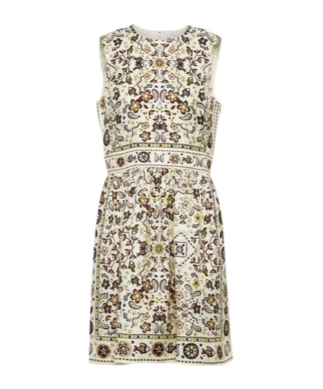 Tory Burch Printed Silk Minidress
