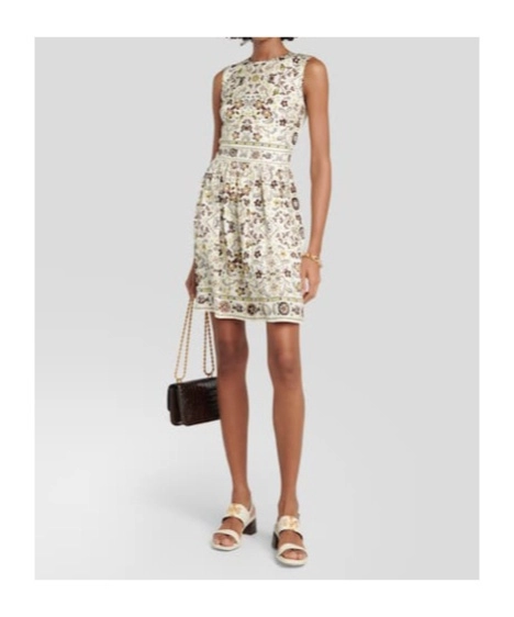 Tory Burch Printed Silk Minidress