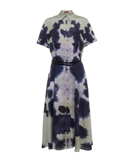 Altuzarra Kiera Printed Midi Dress - Gray