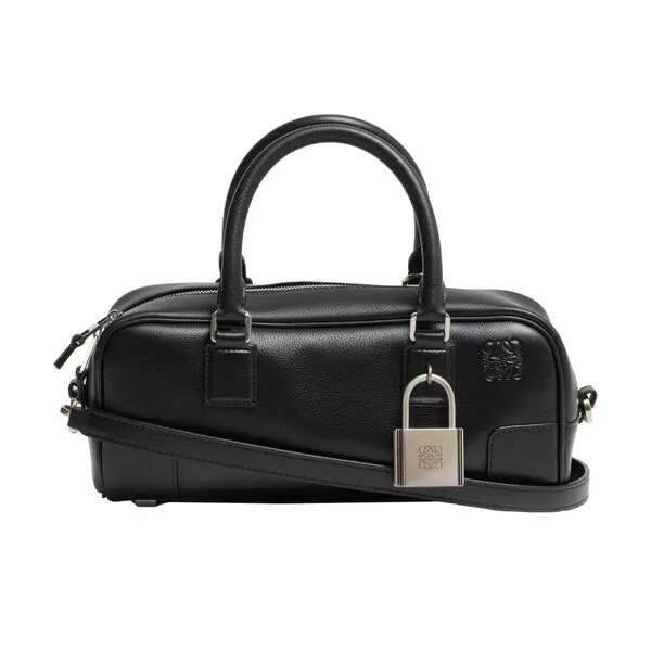 Loewe Cropped Bag In Shiny Calfskin