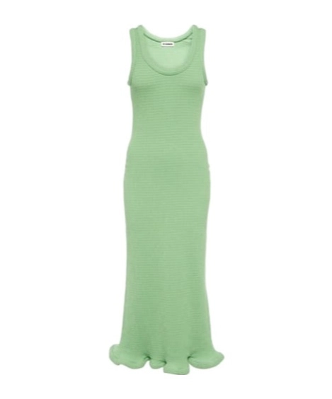 JIL SANDER Jersey Midi Dress