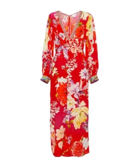Camilla Embellished Silk Maxi Dress