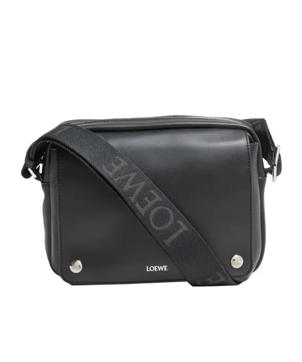 Loewe Xs Pebble Series Messenger Shoulder Bag - Black